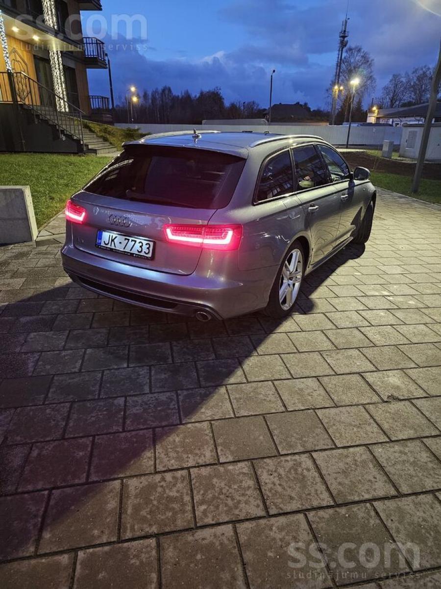 Grey Audi A6 2013 in Riga, with an engine capacity of 3.00 L and mileage of 245 thousand km for 15500 €, photo 4 on AUTOMOTO.COM.LV