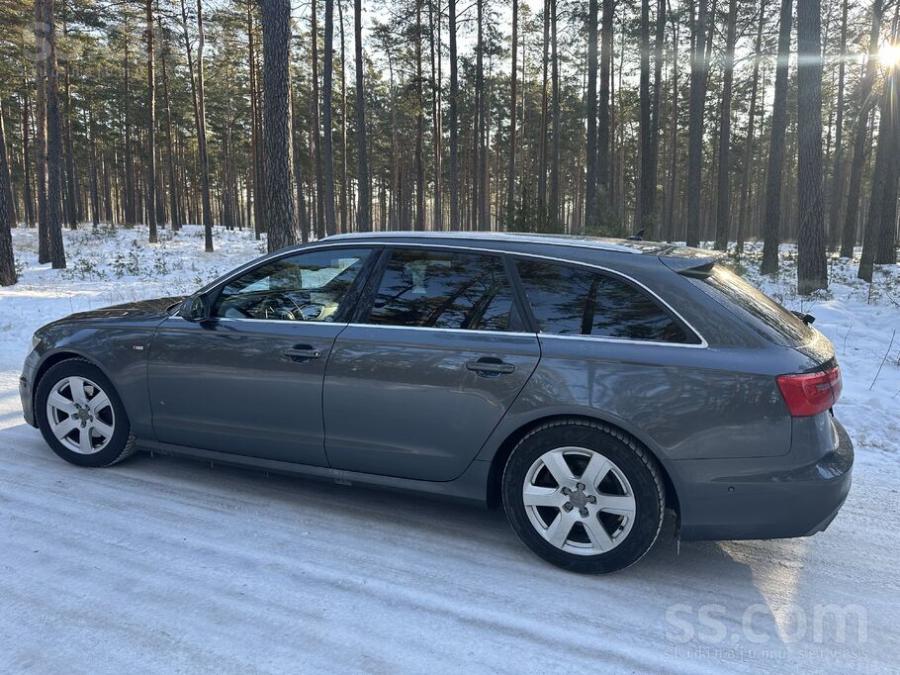 Grey Audi A6 2013 in Riga, with an engine capacity of 3.00 L and mileage of 264 thousand km for 8600 €, photo 1 on AUTOMOTO.COM.LV