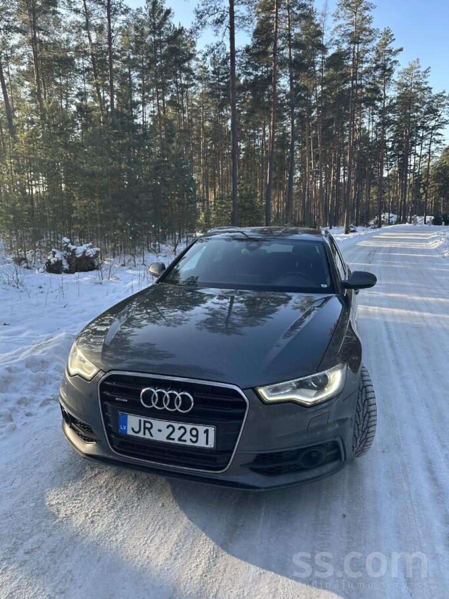 Grey Audi A6 2013 in Riga, with an engine capacity of 3.00 L and mileage of 264 thousand km for 8600 €, photo 4 on AUTOMOTO.COM.LV