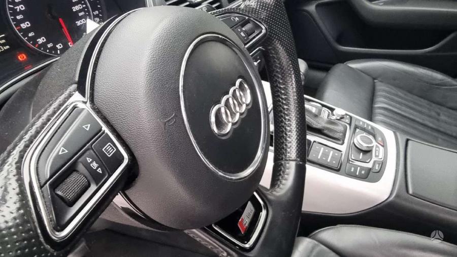 Grey Audi A6 2013 in Vilnius, with an engine capacity of 3.00 L and mileage of 308 thousand km for 9350 €, photo 9 on AUTOMOTO.COM.LV