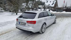 Grey Audi A6 2013 in Vilnius, with an engine capacity of 3.00 L and mileage of 308 thousand km for 9350 €, photo 23 on AUTOMOTO.COM.LV