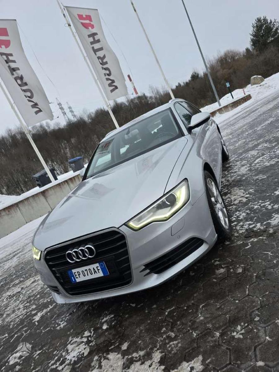 Pelēks Audi A6 2013 Viļņa, ar dzinēja tilpumu 1.97 L un nobraukumu 263 tūkst. km par 7250 €, foto 2 vietnē AUTOMOTO.COM.LV