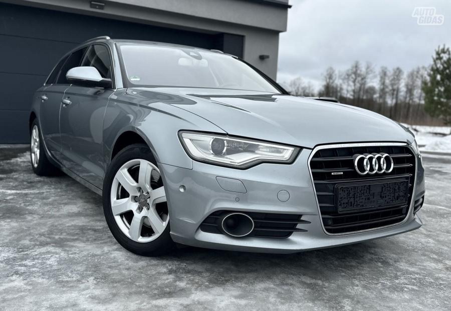 Grey Audi A6 2013 in Druskininkai, with an engine capacity of 3.00 L and mileage of 262 thousand km for 9950 €, photo 1 on AUTOMOTO.COM.LV