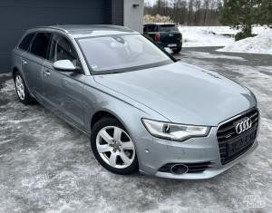 Grey Audi A6 2013 in Druskininkai, with an engine capacity of 3.00 L and mileage of 262 thousand km for 9950 €, photo 2 on AUTOMOTO.COM.LV