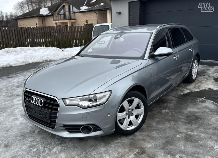 Grey Audi A6 2013 in Druskininkai, with an engine capacity of 3.00 L and mileage of 262 thousand km for 9950 €, photo 4 on AUTOMOTO.COM.LV