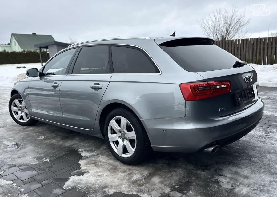 Grey Audi A6 2013 in Druskininkai, with an engine capacity of 3.00 L and mileage of 262 thousand km for 9950 €, photo 5 on AUTOMOTO.COM.LV