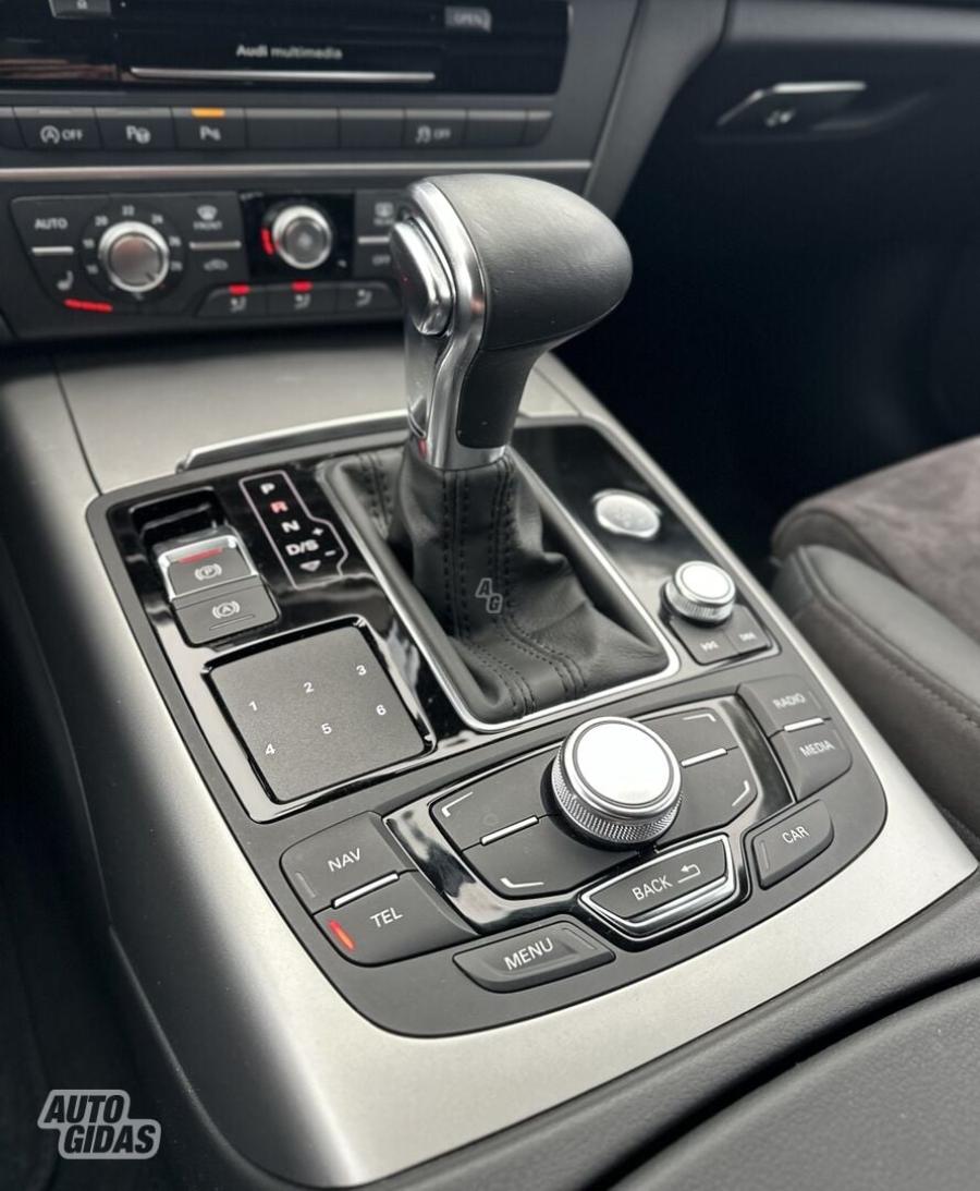 Grey Audi A6 2013 in Druskininkai, with an engine capacity of 3.00 L and mileage of 262 thousand km for 9950 €, photo 10 on AUTOMOTO.COM.LV