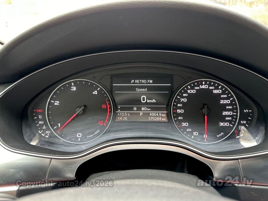 Серый Ауди А6 2013 в Тарту, объемом двигателя 3.00 л и пробегом 370 тыс. км за 7999 €, фото 16 на AUTOMOTO.COM.LV