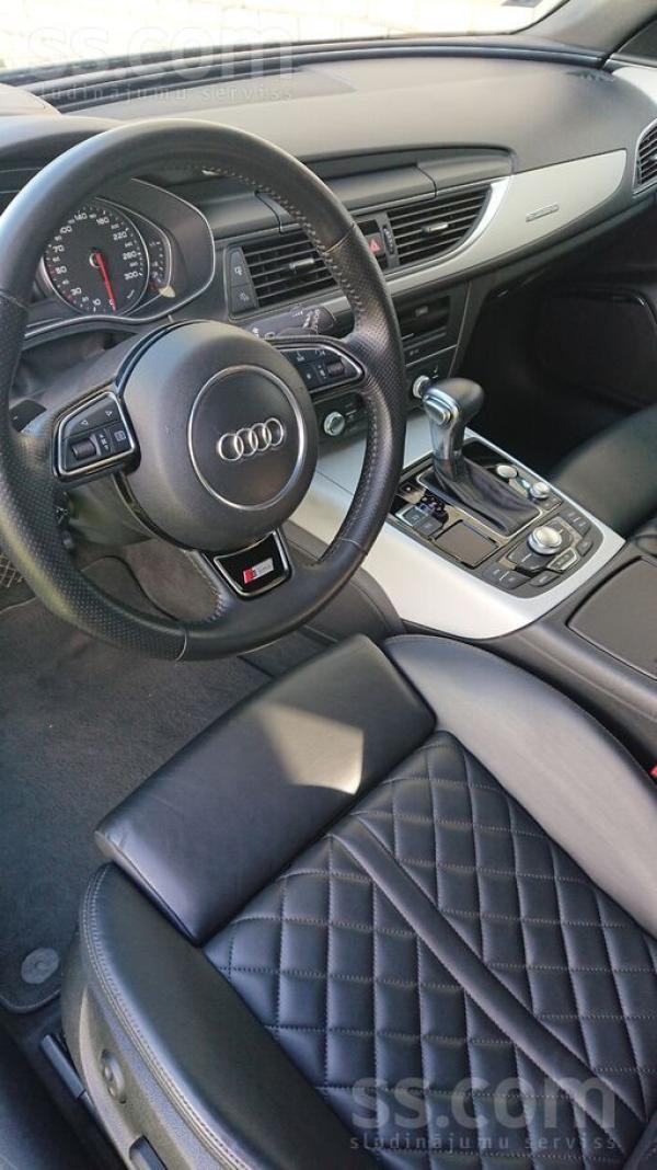 Pelēks Audi A6 2013 Saldus, ar dzinēja tilpumu 3.00 L un nobraukumu 267 tūkst. km par 18500 €, foto 4 vietnē AUTOMOTO.COM.LV
