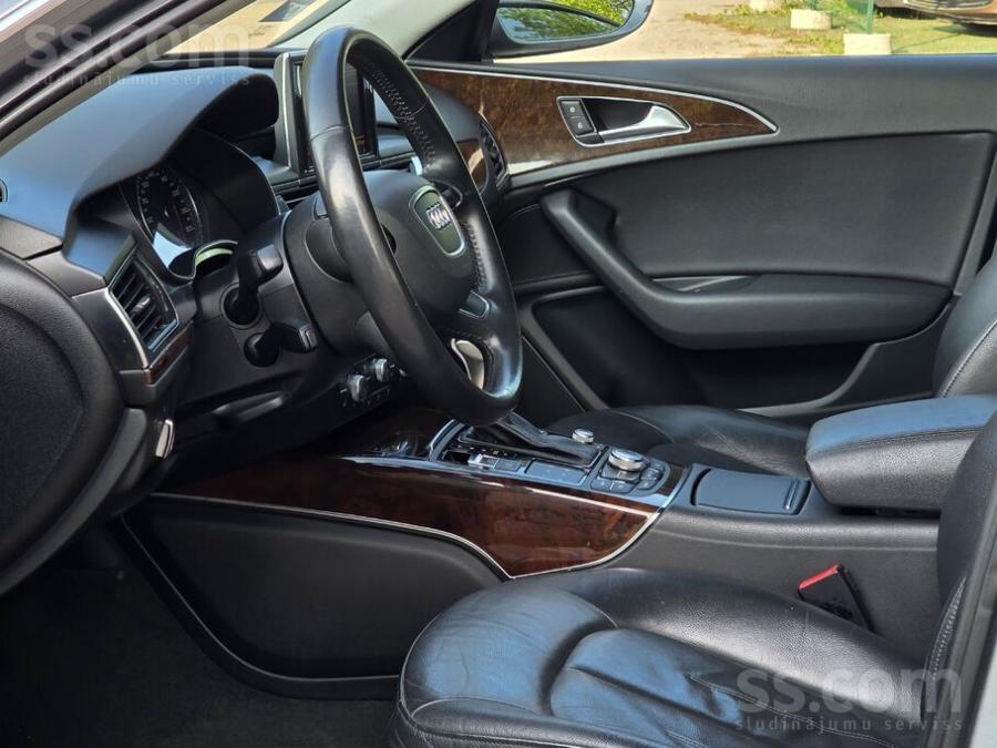 Pelēks Audi A6 2013 Liepāja, ar dzinēja tilpumu 3.00 L un nobraukumu 304 tūkst. km par 6990 €, foto 9 vietnē AUTOMOTO.COM.LV