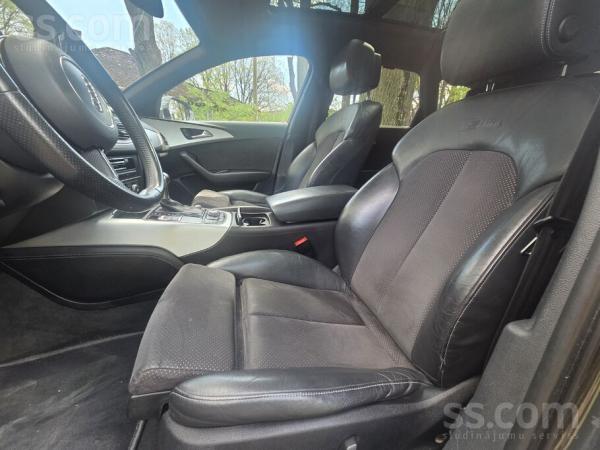 Grey Audi A6 2013 in Riga, with an engine capacity of 3.00 L and mileage of 0 thousand km for 9900 €, photo 10 on AUTOMOTO.COM.LV