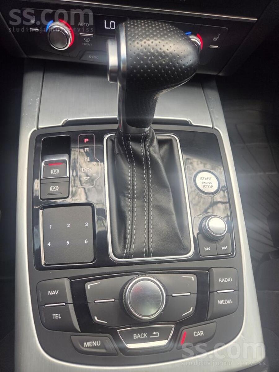 Grey Audi A6 2013 in Riga, with an engine capacity of 3.00 L and mileage of 0 thousand km for 9900 €, photo 13 on AUTOMOTO.COM.LV