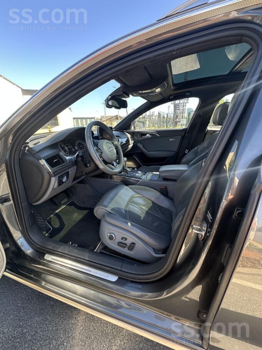 Grey Audi A6 2013 in Riga, with an engine capacity of 3.00 L and mileage of 302 thousand km for 14200 €, photo 7 on AUTOMOTO.COM.LV