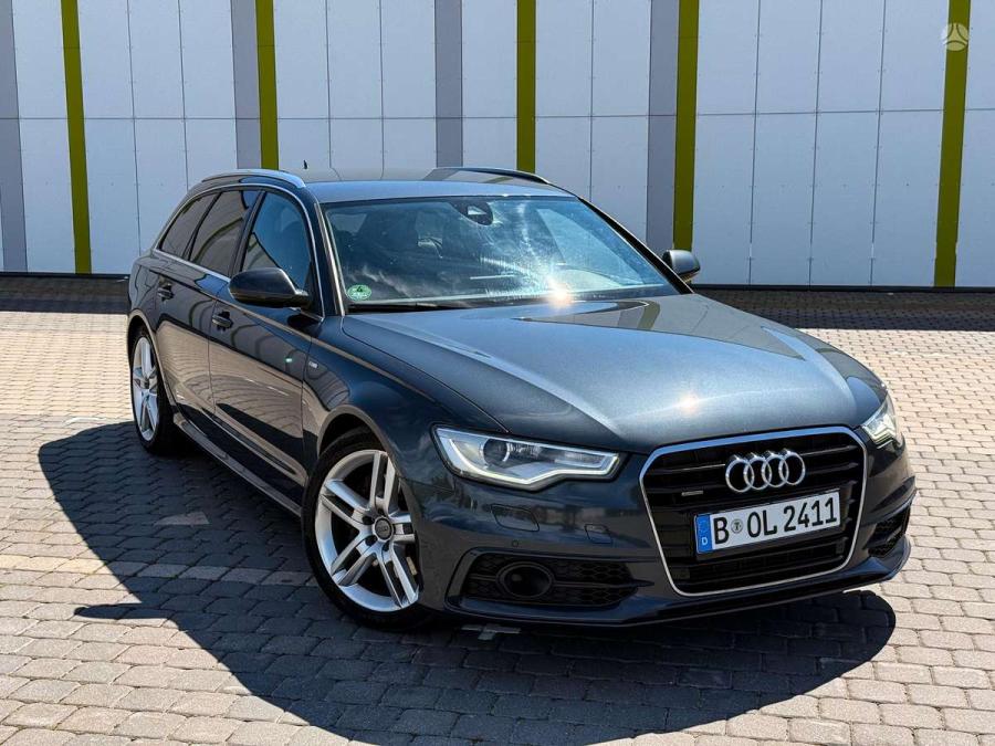 Pelēks Audi A6 2013 Raseiniai, ar dzinēja tilpumu 2.97 L un nobraukumu 300 tūkst. km par 11500 €, foto 1 vietnē AUTOMOTO.COM.LV