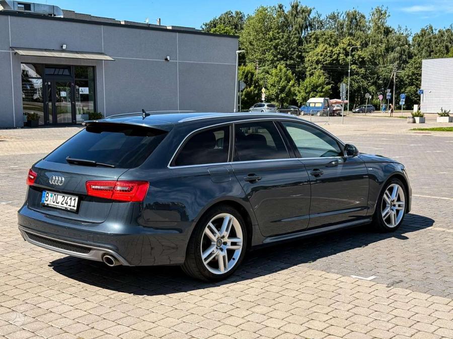 Pelēks Audi A6 2013 Raseiniai, ar dzinēja tilpumu 2.97 L un nobraukumu 300 tūkst. km par 11500 €, foto 6 vietnē AUTOMOTO.COM.LV