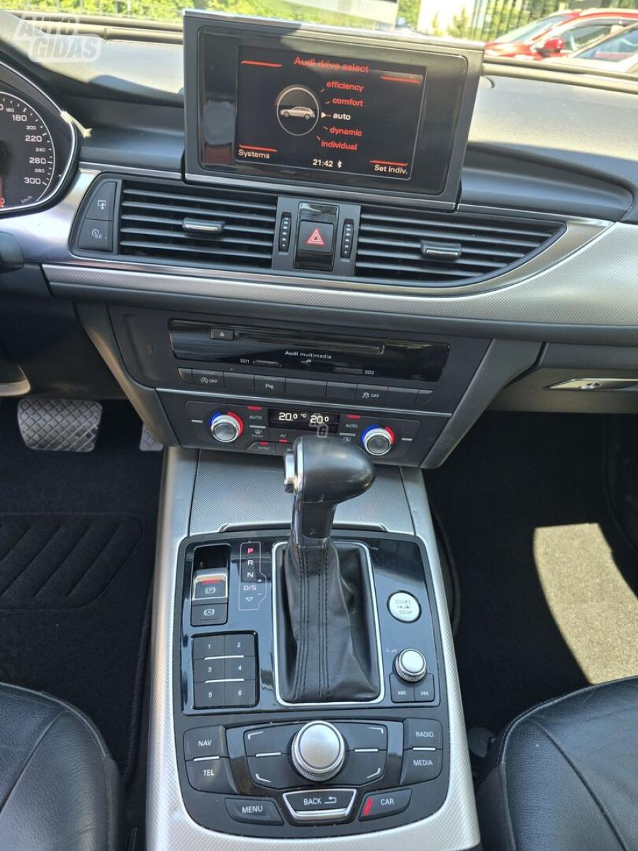 Pelēks Audi A6 2013 Viļņa, ar dzinēja tilpumu 2.00 L un nobraukumu 263 tūkst. km par 8400 €, foto 13 vietnē AUTOMOTO.COM.LV