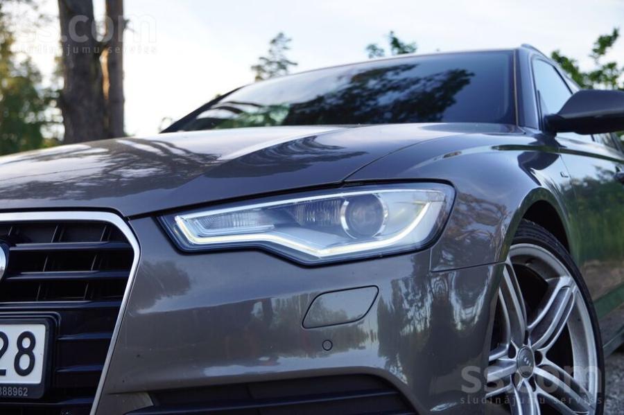 Grey Audi A6 2013 in Riga, with an engine capacity of 3.00 L and mileage of 269 thousand km for 11800 €, photo 4 on AUTOMOTO.COM.LV