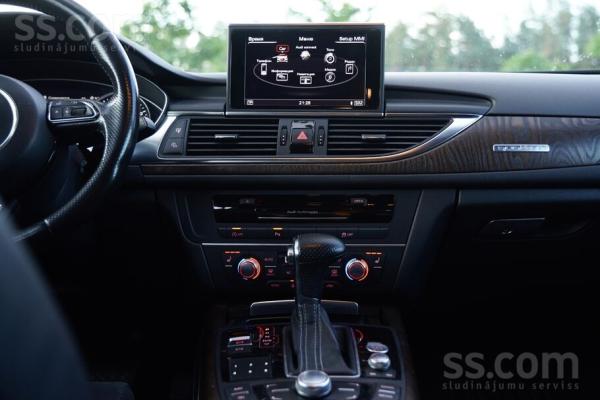 Grey Audi A6 2013 in Riga, with an engine capacity of 3.00 L and mileage of 269 thousand km for 11800 €, photo 8 on AUTOMOTO.COM.LV