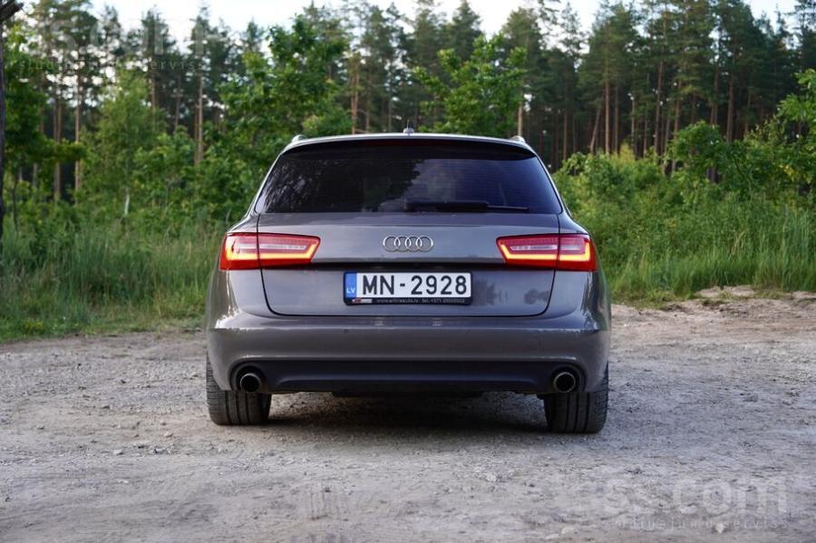 Grey Audi A6 2013 in Riga, with an engine capacity of 3.00 L and mileage of 269 thousand km for 11800 €, photo 19 on AUTOMOTO.COM.LV