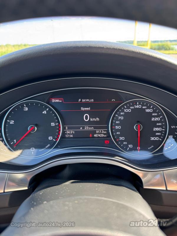 Grey Audi A6 2013 in Voru, with an engine capacity of 2.00 L and mileage of 467 thousand km for 6500 €, photo 8 on AUTOMOTO.COM.LV