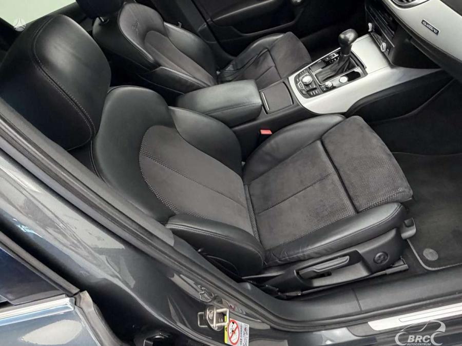 Grey Audi A6 2013 in Vilnius, with an engine capacity of 2.97 L and mileage of 332 thousand km for 11900 €, photo 7 on AUTOMOTO.COM.LV