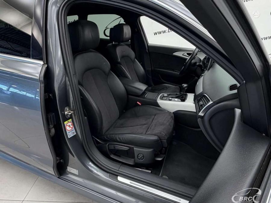Grey Audi A6 2013 in Vilnius, with an engine capacity of 2.97 L and mileage of 332 thousand km for 11900 €, photo 9 on AUTOMOTO.COM.LV