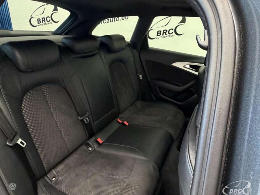 Grey Audi A6 2013 in Vilnius, with an engine capacity of 2.97 L and mileage of 332 thousand km for 11900 €, photo 14 on AUTOMOTO.COM.LV