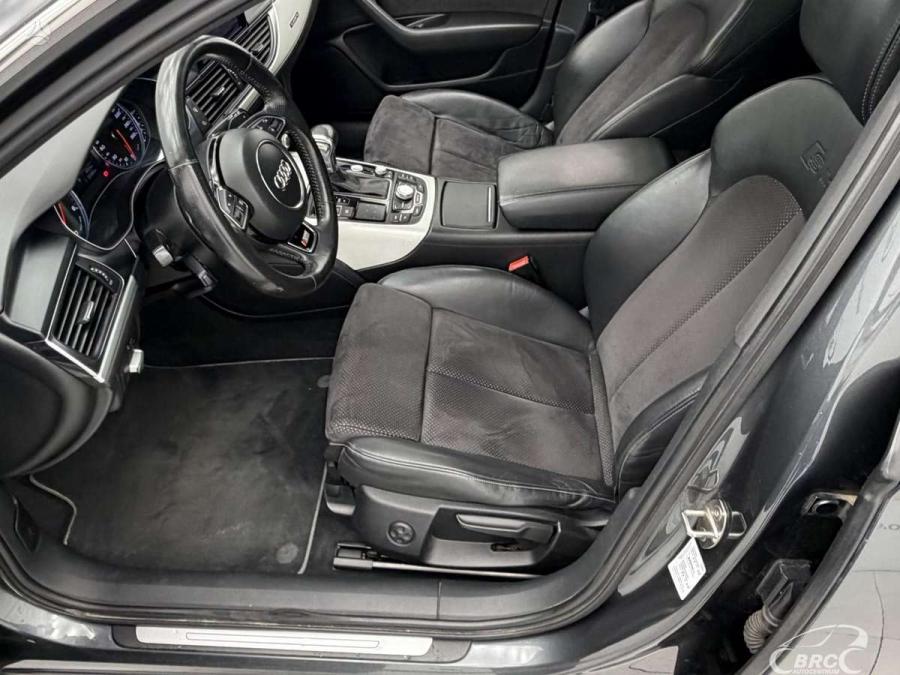 Grey Audi A6 2013 in Vilnius, with an engine capacity of 2.97 L and mileage of 332 thousand km for 11900 €, photo 25 on AUTOMOTO.COM.LV