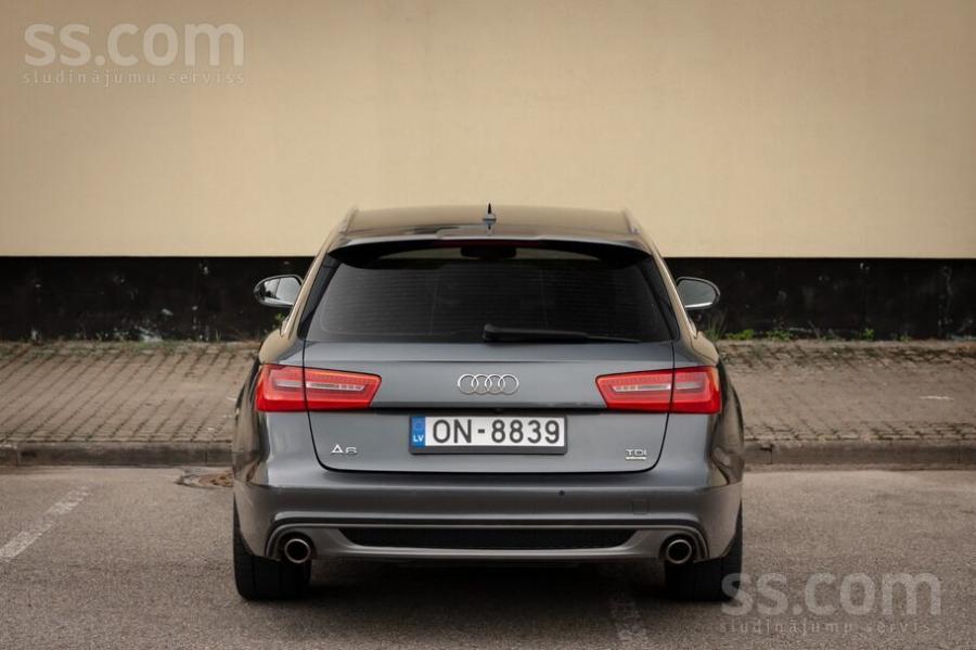Pelēks Audi A6 2013 Talsi, ar dzinēja tilpumu 3.00 L un nobraukumu 325 tūkst. km par 12490 €, foto 6 vietnē AUTOMOTO.COM.LV