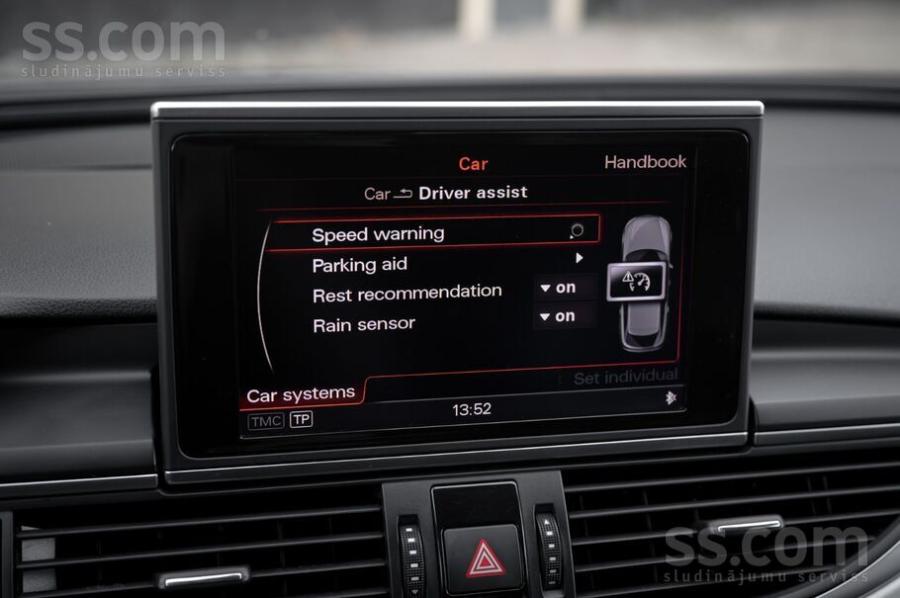 Pelēks Audi A6 2013 Talsi, ar dzinēja tilpumu 3.00 L un nobraukumu 325 tūkst. km par 12490 €, foto 25 vietnē AUTOMOTO.COM.LV