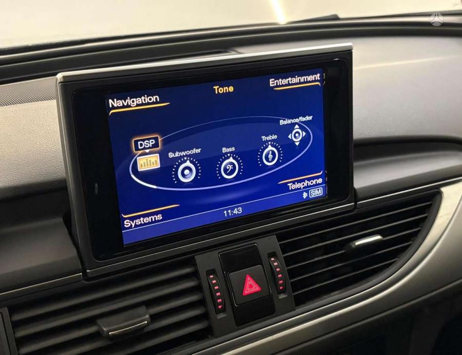 Pelēks Audi A6 2013 Marijampole, ar dzinēja tilpumu 1.97 L un nobraukumu 254 tūkst. km par 9350 €, foto 23 vietnē AUTOMOTO.COM.LV