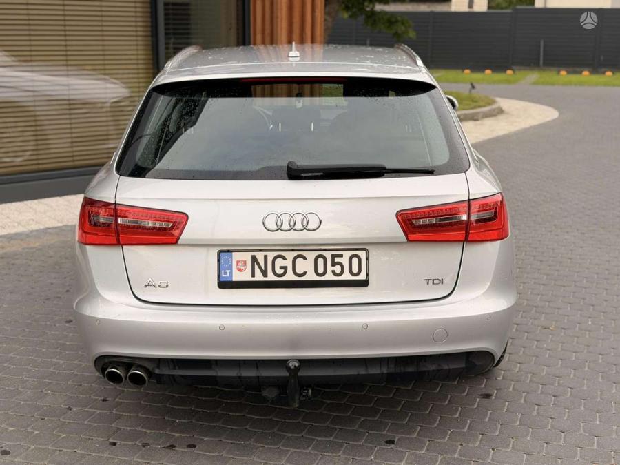 Grey Audi A6 2013 in Vilnius, with an engine capacity of 1.97 L and mileage of 266 thousand km for 4200 €, photo 7 on AUTOMOTO.COM.LV