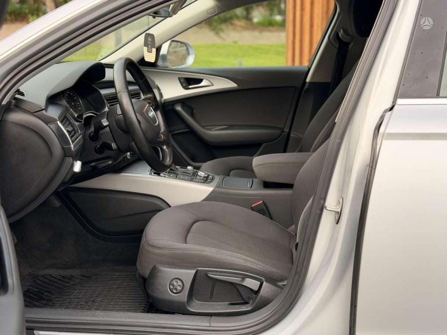 Grey Audi A6 2013 in Vilnius, with an engine capacity of 1.97 L and mileage of 266 thousand km for 4200 €, photo 8 on AUTOMOTO.COM.LV