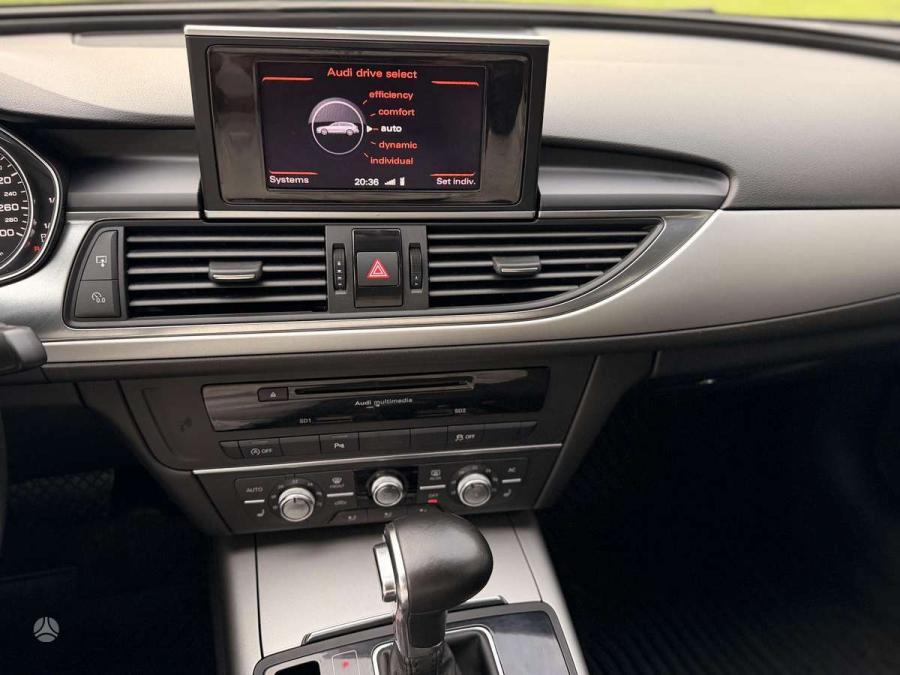 Grey Audi A6 2013 in Vilnius, with an engine capacity of 1.97 L and mileage of 266 thousand km for 4200 €, photo 13 on AUTOMOTO.COM.LV