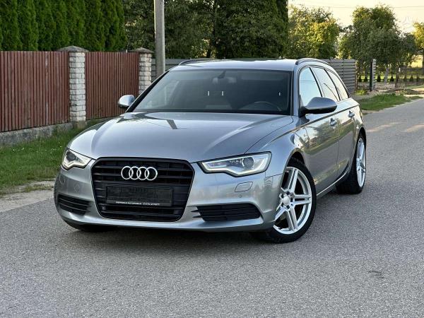 Pelēks Audi A6 2013 Viļņa, ar dzinēja tilpumu 1.97 L un nobraukumu 300 tūkst. km par 9350 €, foto 1 vietnē AUTOMOTO.COM.LV