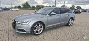 Pelēks Audi A6 2013 Marijampole, ar dzinēja tilpumu 2.97 L un nobraukumu 300 tūkst. km par 10950 €, foto  vietnē AUTOMOTO.COM.LV