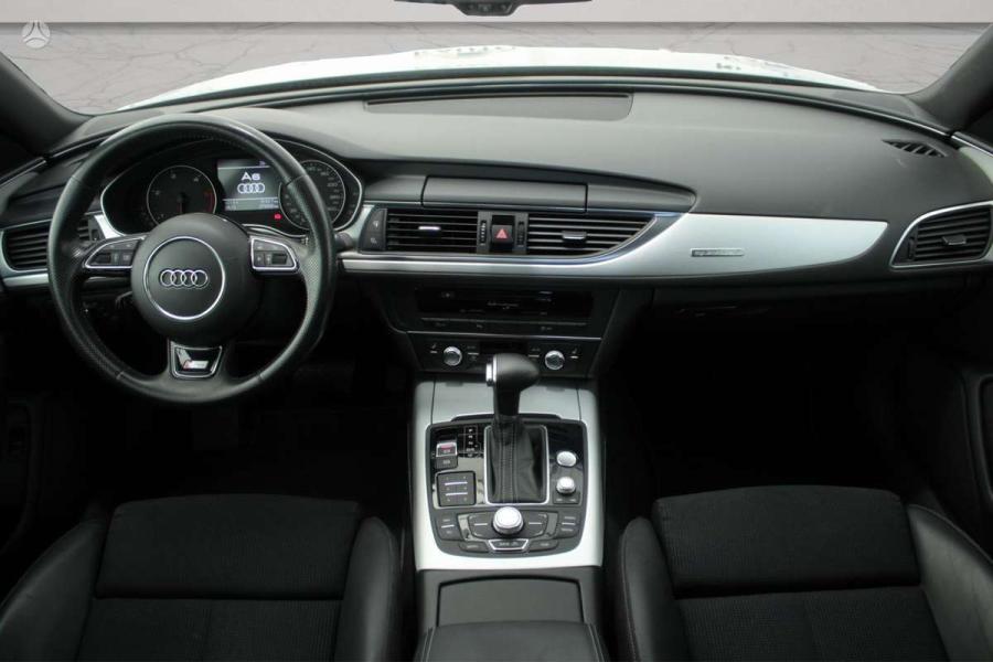 Grey Audi A6 2013 in Kaunas, with an engine capacity of 3.00 L and mileage of 279 thousand km for 9890 €, photo 13 on AUTOMOTO.COM.LV