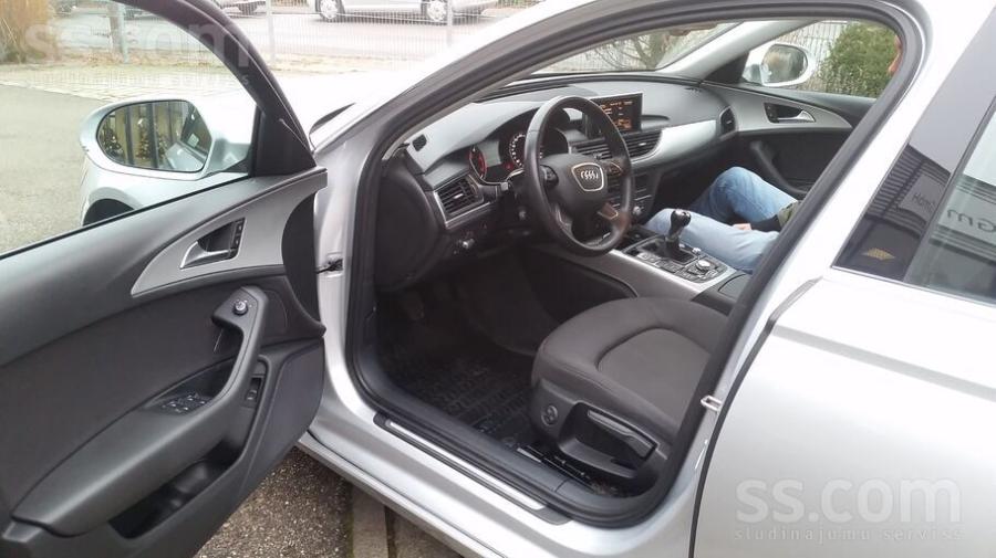 Pelēks Audi A6 2013 Jelgava, ar dzinēja tilpumu 3.00 L un nobraukumu 325 tūkst. km par 7000 €, foto 6 vietnē AUTOMOTO.COM.LV