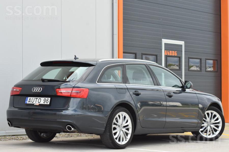 Pelēks Audi A6 2013 Rīga, ar dzinēja tilpumu 3.00 L un nobraukumu 315 tūkst. km par 8450 €, foto 7 vietnē AUTOMOTO.COM.LV