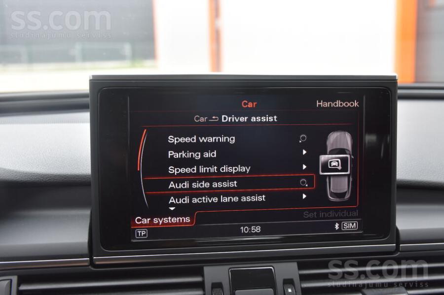 Pelēks Audi A6 2013 Rīga, ar dzinēja tilpumu 3.00 L un nobraukumu 315 tūkst. km par 8450 €, foto 27 vietnē AUTOMOTO.COM.LV