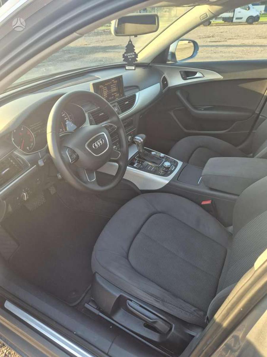 Grey Audi A6 2013 in Vilnius, with an engine capacity of 2.97 L and mileage of 295 thousand km for 8600 €, photo 8 on AUTOMOTO.COM.LV