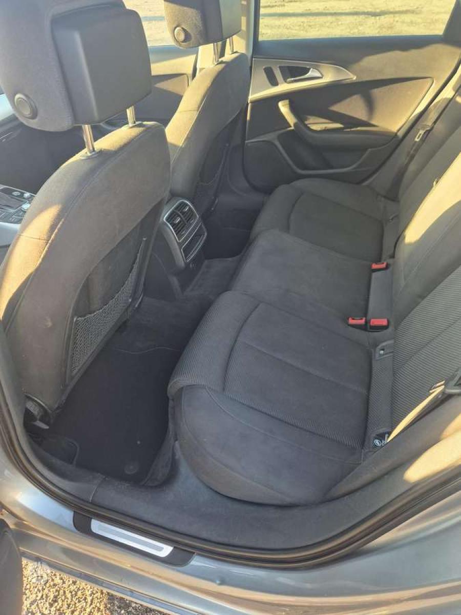 Grey Audi A6 2013 in Vilnius, with an engine capacity of 2.97 L and mileage of 295 thousand km for 8600 €, photo 9 on AUTOMOTO.COM.LV