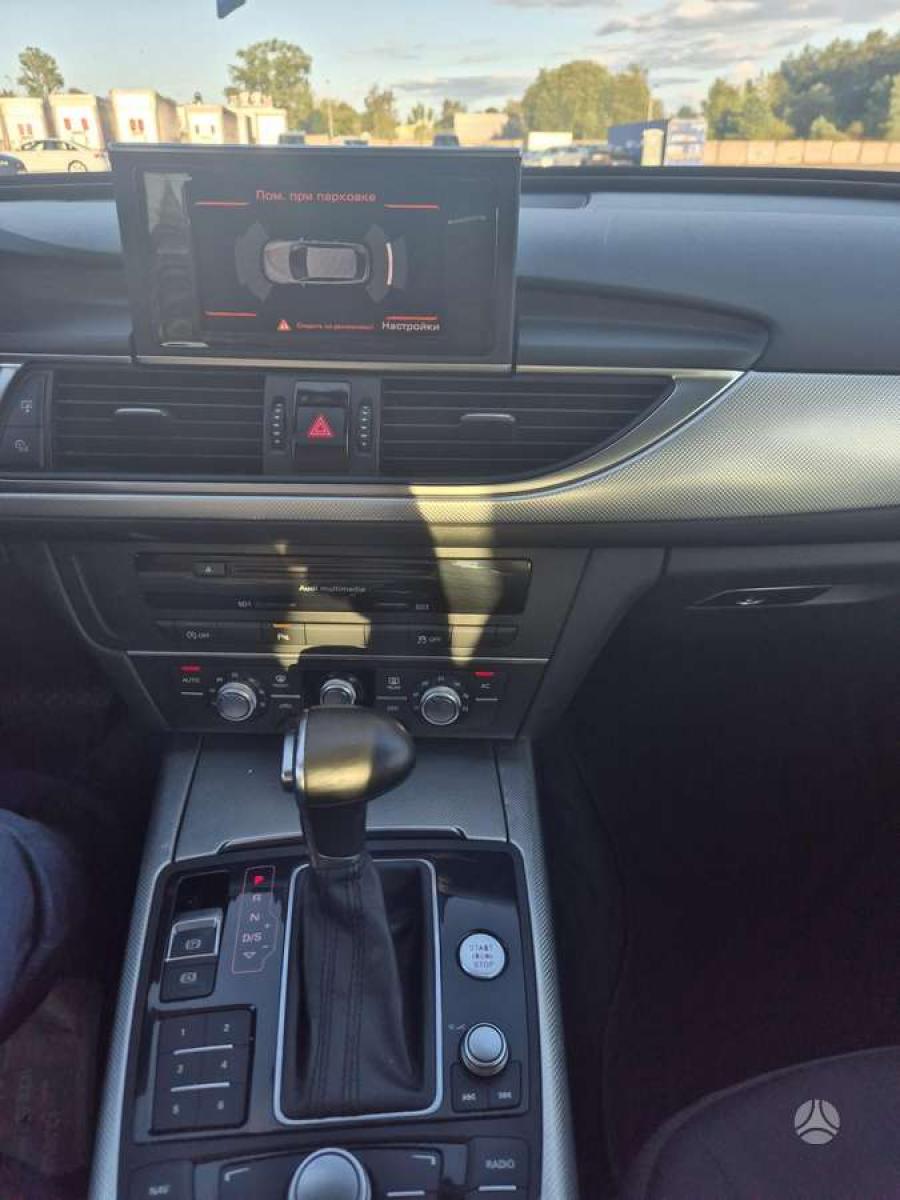 Grey Audi A6 2013 in Vilnius, with an engine capacity of 2.97 L and mileage of 295 thousand km for 8600 €, photo 11 on AUTOMOTO.COM.LV