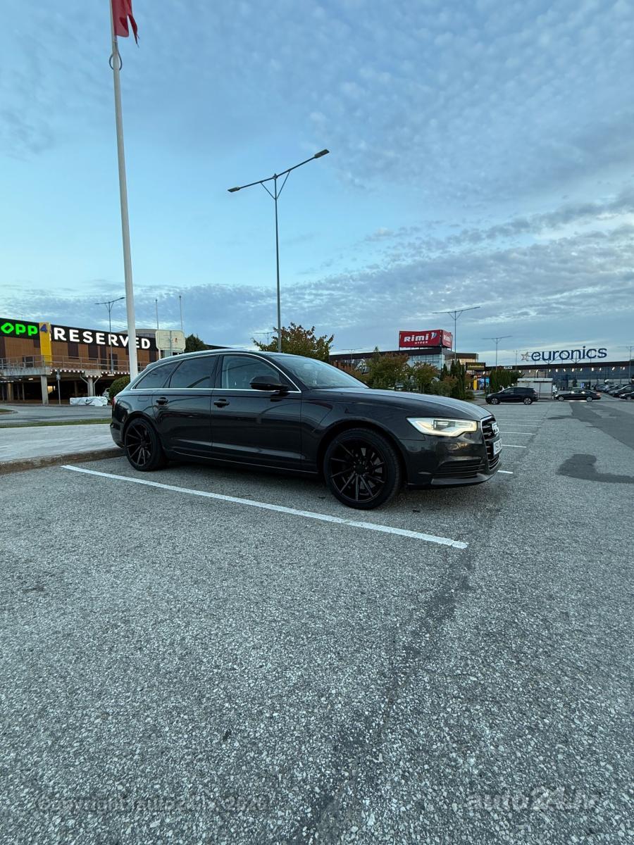 Grey Audi A6 2013 in Tallinn, with an engine capacity of 3.00 L and mileage of 322 thousand km for 9499 €, photo 1 on AUTOMOTO.COM.LV