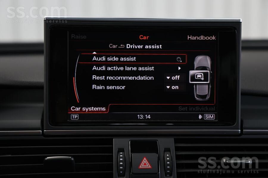 Pelēks Audi A6 2013 Tukums, ar dzinēja tilpumu 3.00 L un nobraukumu 264 tūkst. km par 14500 €, foto 25 vietnē AUTOMOTO.COM.LV