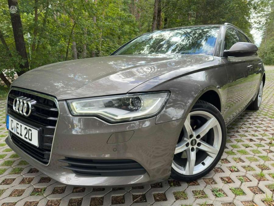 Grey Audi A6 2013 in Vilnius, with an engine capacity of 1.97 L and mileage of 277 thousand km for 7900 €, photo 1 on AUTOMOTO.COM.LV