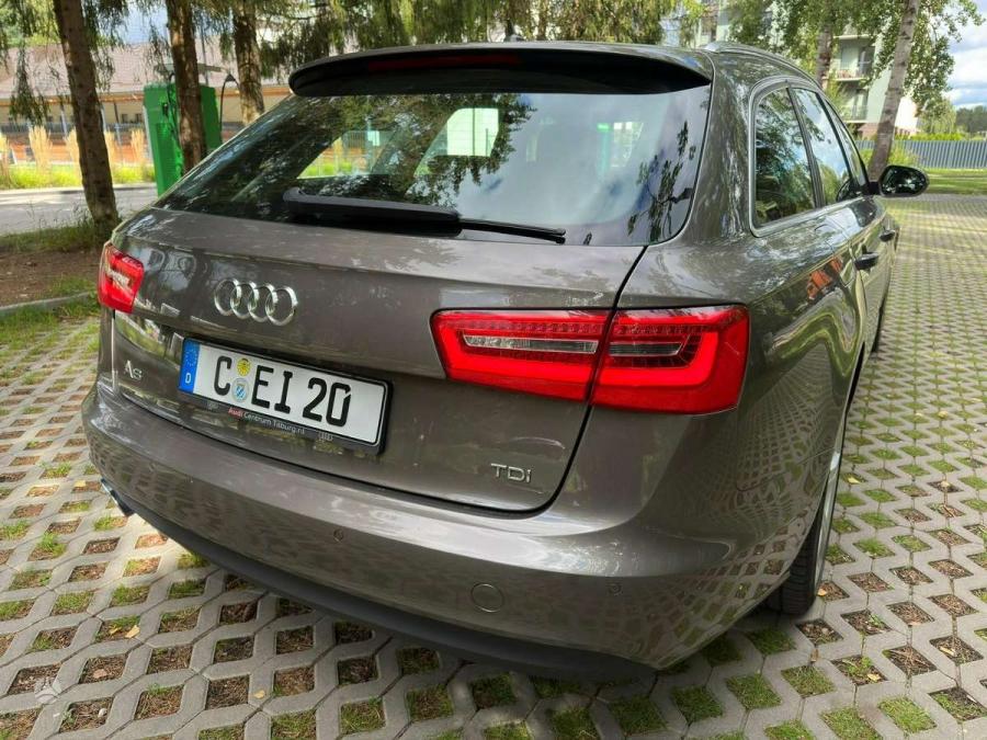 Grey Audi A6 2013 in Vilnius, with an engine capacity of 1.97 L and mileage of 277 thousand km for 7900 €, photo 9 on AUTOMOTO.COM.LV