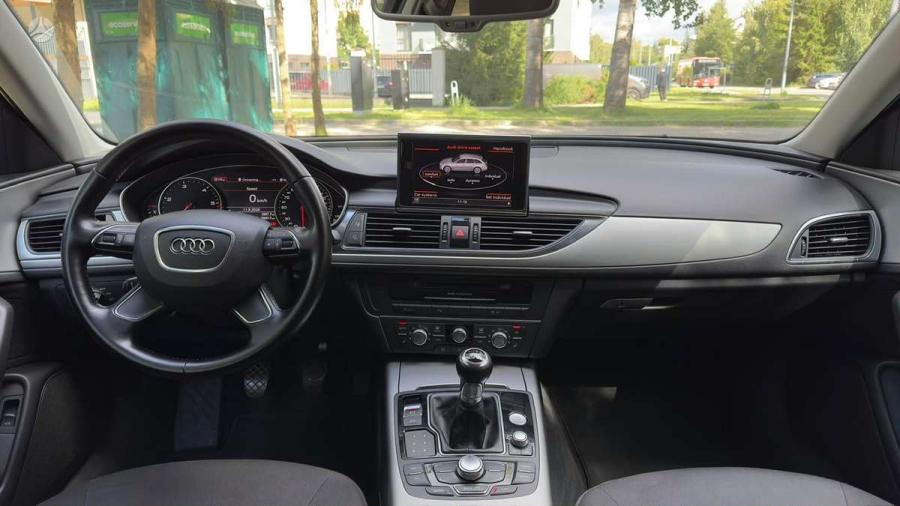 Grey Audi A6 2013 in Vilnius, with an engine capacity of 1.97 L and mileage of 277 thousand km for 7900 €, photo 17 on AUTOMOTO.COM.LV