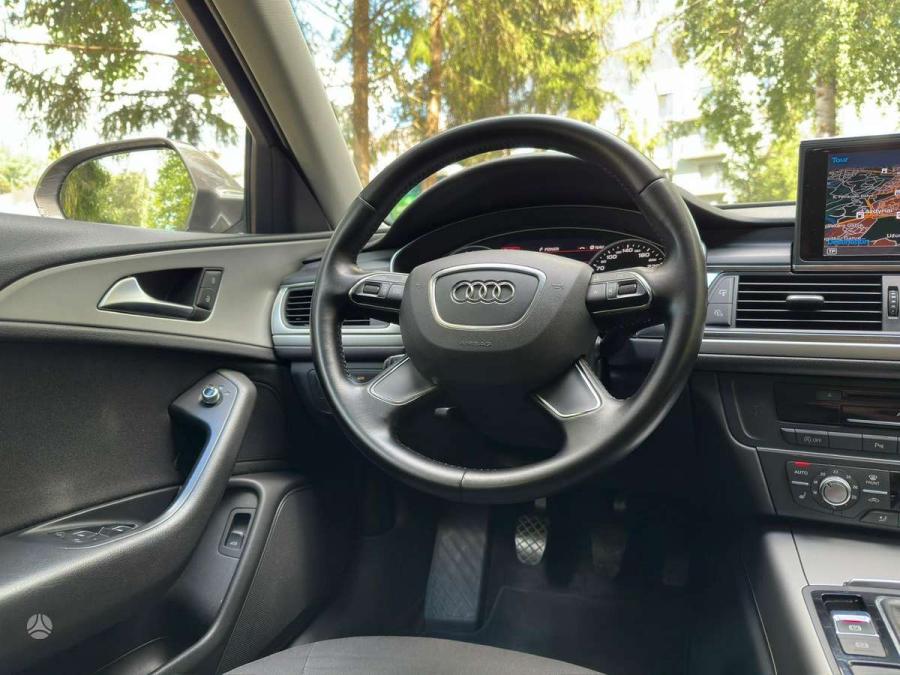 Grey Audi A6 2013 in Vilnius, with an engine capacity of 1.97 L and mileage of 277 thousand km for 7900 €, photo 18 on AUTOMOTO.COM.LV
