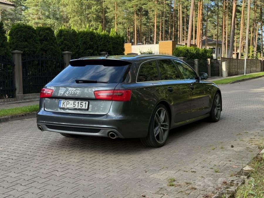 Grey Audi A6 2013 in Riga, with an engine capacity of 3.00 L and mileage of 265 thousand km for 12500 €, photo 5 on AUTOMOTO.COM.LV
